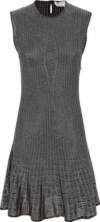 Alexander McQueen Knielanges Kleid - Gold