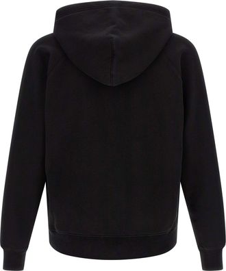 Tom Ford Cotton Fleece-Lined Hoodie - Black
