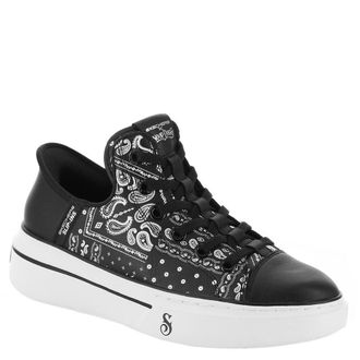 Skechers Snoop Dogg:Snoop One-Double G Damen-Sneaker, freih&auml;ndig, Schwarz/Wei&szlig;, 8.5