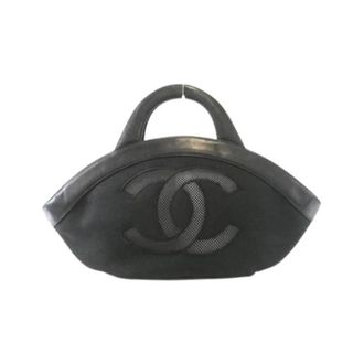 Chanel Sac &agrave; main vintage en mesh pr&eacute;-poss&eacute;d&eacute; - Femme - Pre-owned - Noir - Taille: ONE Size