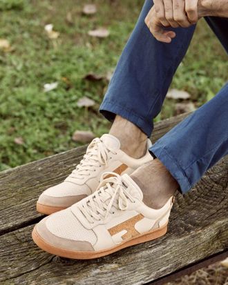 Faguo Baskets &eacute;crues & li&egrave;ge cuir