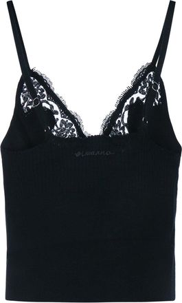 Ermanno Scervino Pizzo Tank Top - Black