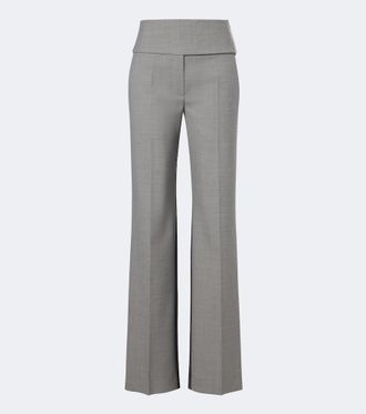 Sportmax Gerade Hose aus Schurwolle