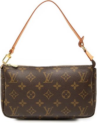 Louis Vuitton Hobo Bags - Monogram Pochette Accessoires - Gr. unisize - in Braun - f&uuml;r Damen
