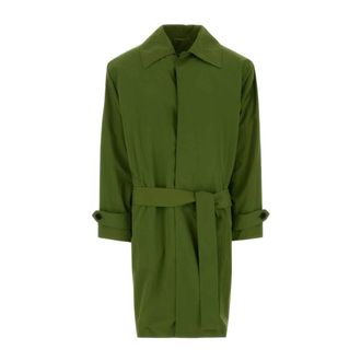 Saint Laurent Trench Coats - - Coats - Damen - Gr&uuml;n - S