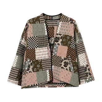 2-Biz Femme, Vestes, Multicolore, Taille: 42/44 FR Vestes