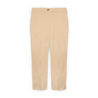 Fiorella Rubino New York Hose aus Stretch-Baumwolle - - Trousers - Damen - Beige - S
