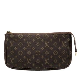 Louis Vuitton Pre-owned Canvas Pouch - Femme - Pre-owned - Brun - Taille: ONE Size