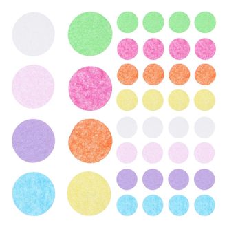 Garneck 15 St&uuml;ck Pack Buntes Rundes Tischkonfetti aus Seidenpapier 25cm Mehrfarbige Konfettipunkte f&uuml;r Hochzeits und Geburtstagsdekorationen