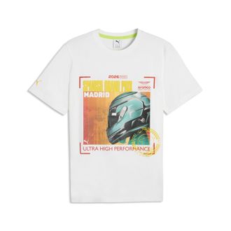 Puma T-shirt Race Madrid PUMA x ASTON MARTIN ARAMCO F1 TEAM Homme, Accessoires, Blanc, XXL