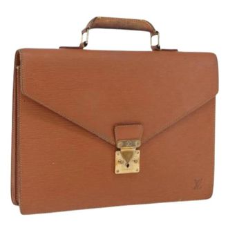 Louis Vuitton Pre-owned Epi Leather Briefcase - - Pre-owned - Damen - Braun - ONE SIZE