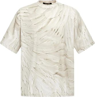 Roberto Cavalli t-shirt à imprimé graphique - Blanc