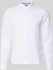 Joop Causal Fit Leinenhemd mit Kentkragen Modell Mike