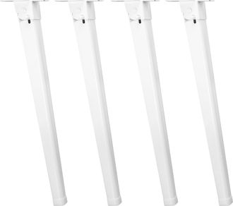 DOITOOL 4 Stück Teiliges Klappbare Tischbeine Hohe Stabile Metallbeine für Bett Laptop tische Einfache Montage Platzsparend und Vielseitig für DIY Camping Cou