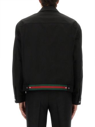 Gucci Cotton Twill Jacket - Black