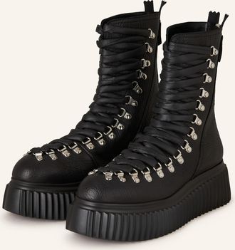 AGL Agl Plateau-Schnürboots Dromo schwarz