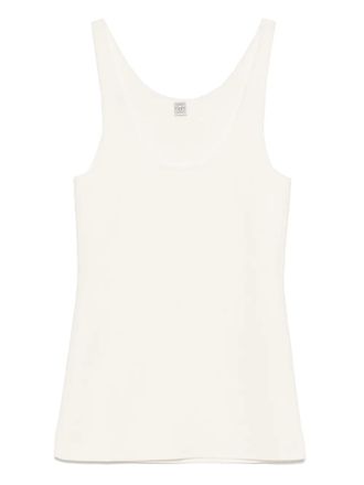 Toteme débardeur en maille compacte - Blanc