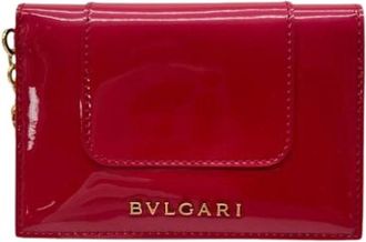Bulgari Porte-cartes vintage doccasion - Femme - Pre-owned - Rouge - Taille: ONE Size