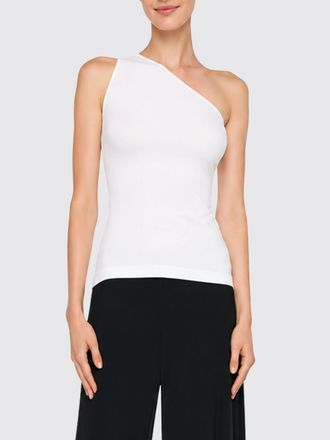Norma Kamali Slim-Fit One-Shoulder-Top von aus Jersey mit asymmetrischem Ausschnitt