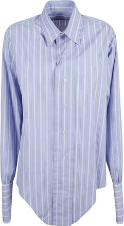 Maison Margiela striped button-down shirt - Blau
