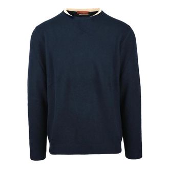 Daniele Fiesoli Homme, Sweatshirts et sweats &agrave; capuche, Bleu, Taille: 2XL Pullover Girocollo