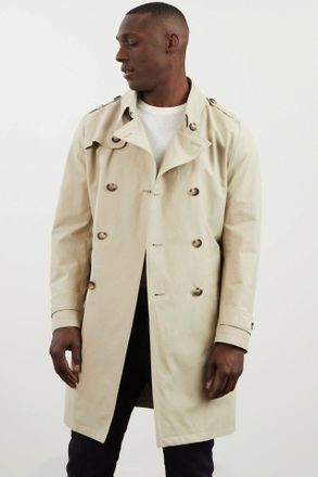 Eden Park Trench Coat D&eacute;perlant Beige