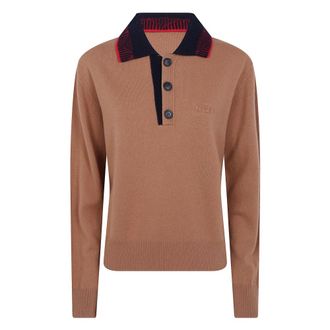 N&deg;21 Polo - Femme - Tops - Brun - Taille: 40 FR