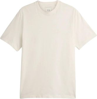 Yohji Yamamoto Homme, Tops, Blanc, Taille: S Regular Short Sleeve Tee