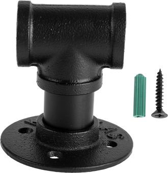 Artibetter Wandmontiertes Weinregal aus Robustem Eisen Draht Industrieller Stil Dekorativer Flaschenhalter für Wohnzimmer Bar und Restaurant Installieren Schwarz