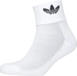 adidas Homme, Sous-v&ecirc;tements, Blanc, Taille: XS Chaussettes Cheville Moyenne