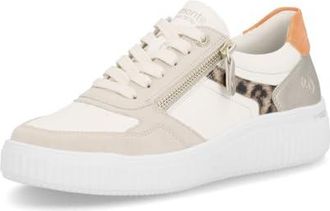Remonte Baskets basses D3E05 pour femme, semelle l&acirc;che, Blanc Combi 81, 39 EU Weit