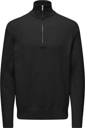 Only & Sons Onsjames RLX 1/2 Zip Knit Noos