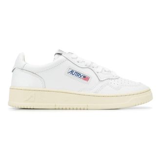 Autry Femme, Chaussures, Blanc, Taille: 37 EU Medalist Low Baskets