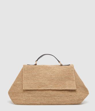Ibeliv Sac Lahady Tea & Cuir Noir, Exclusivit&eacute; Lulli