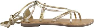 Les Tropeziennes Femme, Chaussures, Jaune, Taille: 38 EU Infradito Oro Lacci