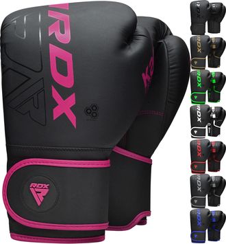 RDX Sports Kinder Boxhandschuhe für Muay Thai Kickboxen Sparring, Maya Hide Leder Kara Junior Boxing Gloves, Sandsack Boxsack Punchinghandschuhe, Kickboxhandschu