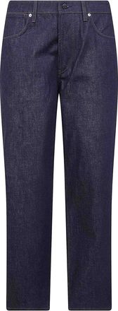 Stone Island Straight Leg Jeans - Blau
