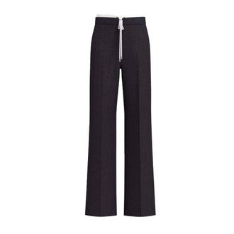 Marella Femme, Pantalons, Bleu, Taille: 42 FR Emme Palazzo Pant
