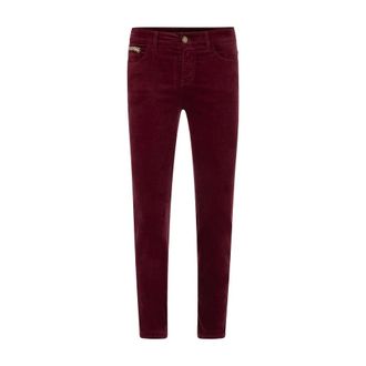 Marc Cain Elegante Slim-Fit Hose - - Trousers - Damen - Rot - 2XL