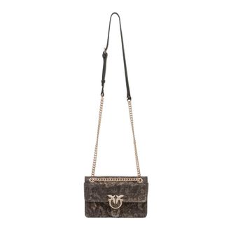 Pinko Love One Mini Umh&auml;ngetasche mit Kette - - Bags - Damen - Gr&uuml;n - ONE SIZE