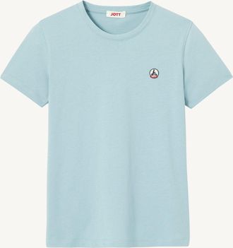 Jott T-shirt &agrave; col rond en coton biologique Iceberg bleu Rosas - Taille S