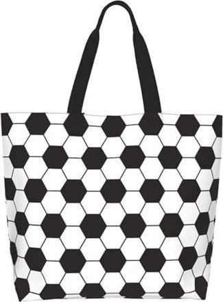 Generic Mod&egrave;le De Football Sportif Sac Fourre-Tout Grand Tote Bag D&eacute;contract&eacute; Sac A Main Femmes Pour Universit&eacute; Gym Voyage