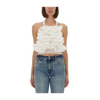 The Garment Femme, Tops, Blanc, Taille: 34 FR Hauts sans manches