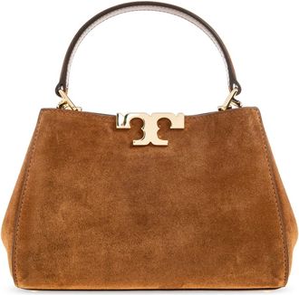 Tory Burch Femme, Sacs, Brun, Taille: ONE Size Mini Sac Cartable Eleanor en Suede