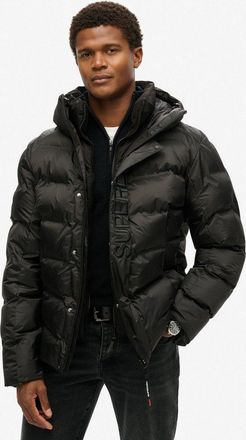 Superdry Steppjacke Hooded City Graphic Puffer Jkt