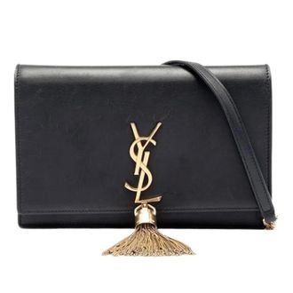 Saint Laurent Sac bandouli&egrave;re Kate Pre-owned - Femme - Pre-owned - Noir - Taille: ONE Size