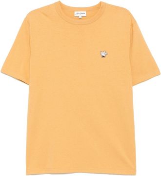 Maison Kitsuné t-shirt ample à patch Barista Fox - Jaune