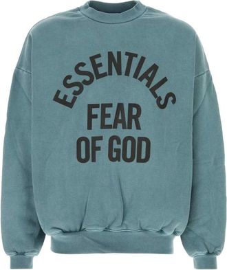Fear of God Homme, Sweatshirts et sweats &agrave; capuche, Bleu, Taille: M SweaT-shirt Campus 90s &agrave; Col Rond