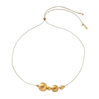 Dansk Copenhagen Signe Collier Original - Femme - Accessoires - Jaune - Taille: ONE Size
