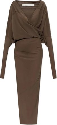 Entire studios Entire Studios, Femme, Robes, Brun, Taille: 36 FR Robe drap&eacute;e